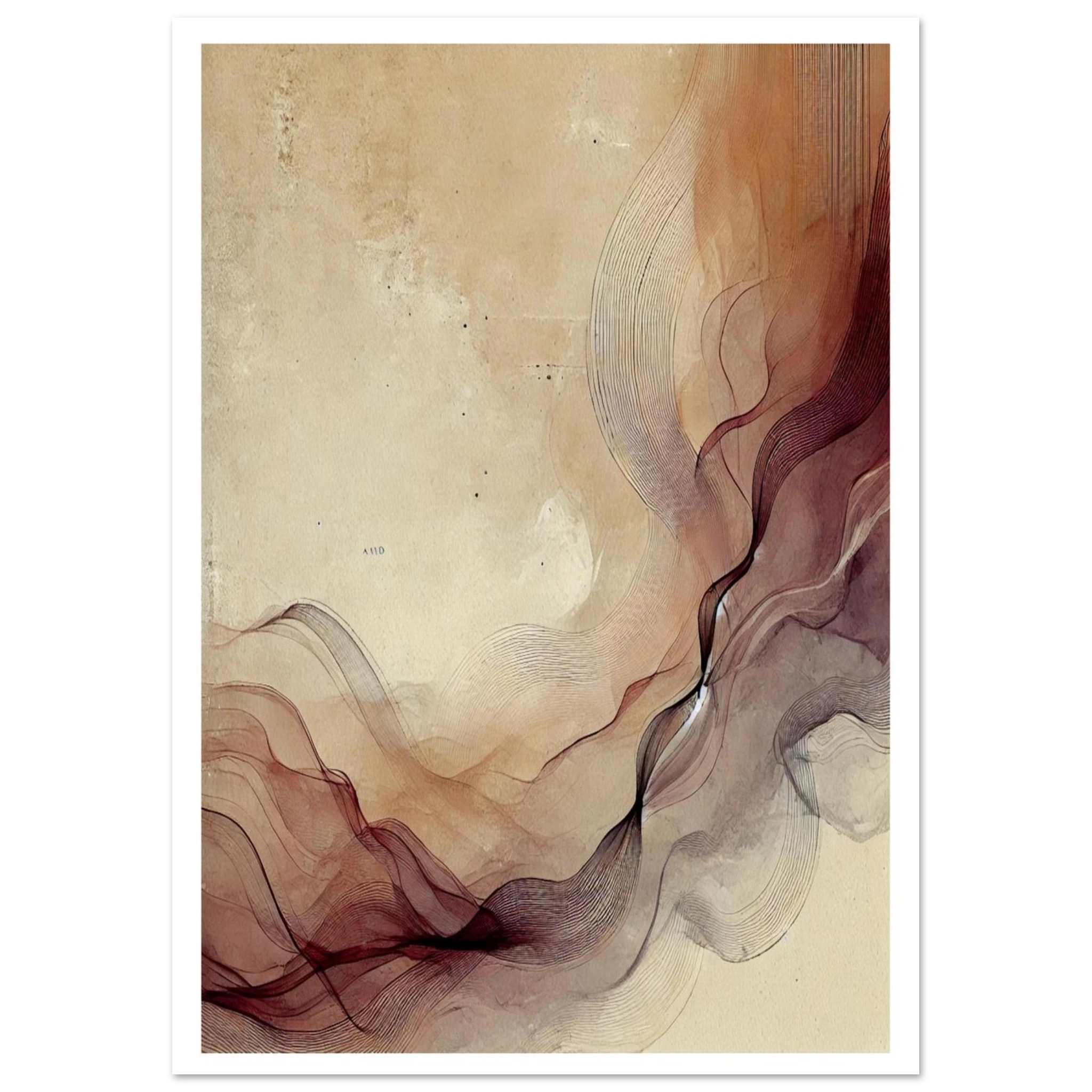 Silent Offerings: River of Breath - Meditative Abstract Art Print – Tim ...